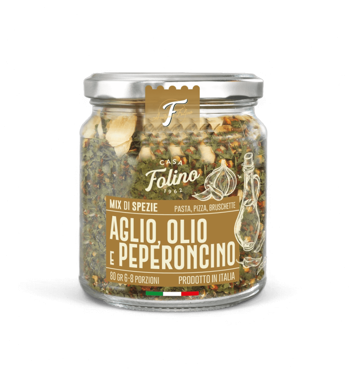 Mix di Spezie - Aglio Olio E Peperoncino Piccante 80gr – Casafolino.com